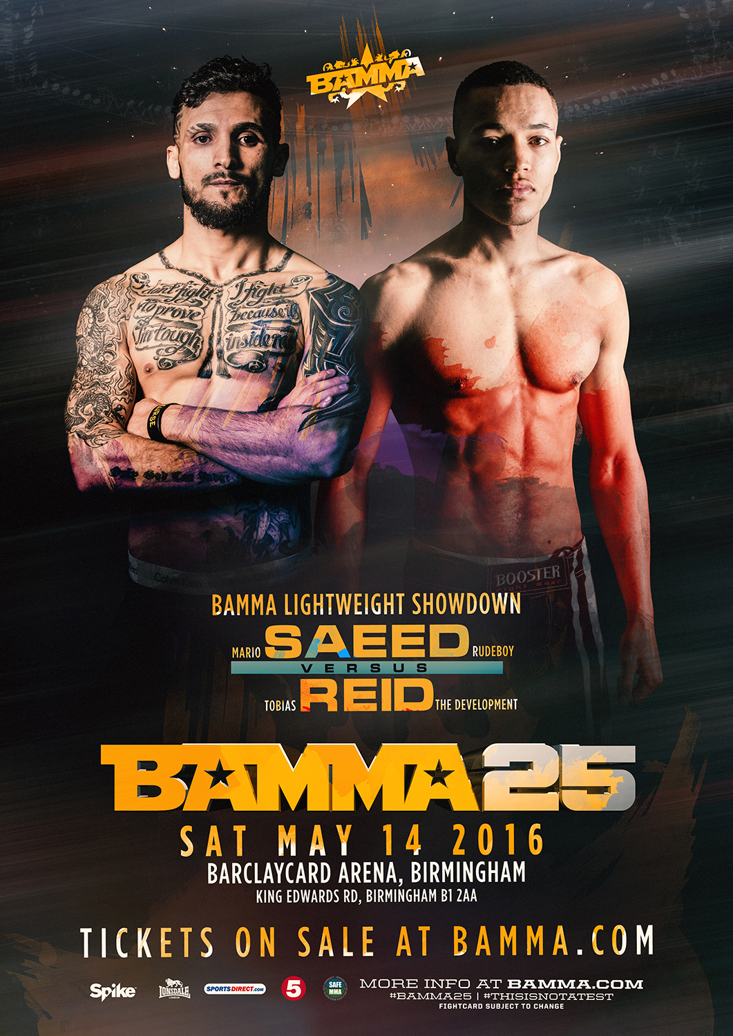 B25_Saeed vs Reid_Poster_social - MMA Plus